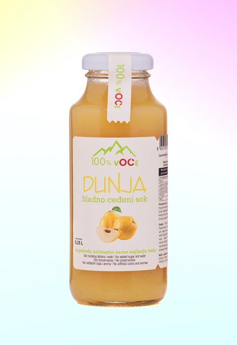 HLADNO CEĐENI SOK OD DUNJE 250ml | BIO KUTAK